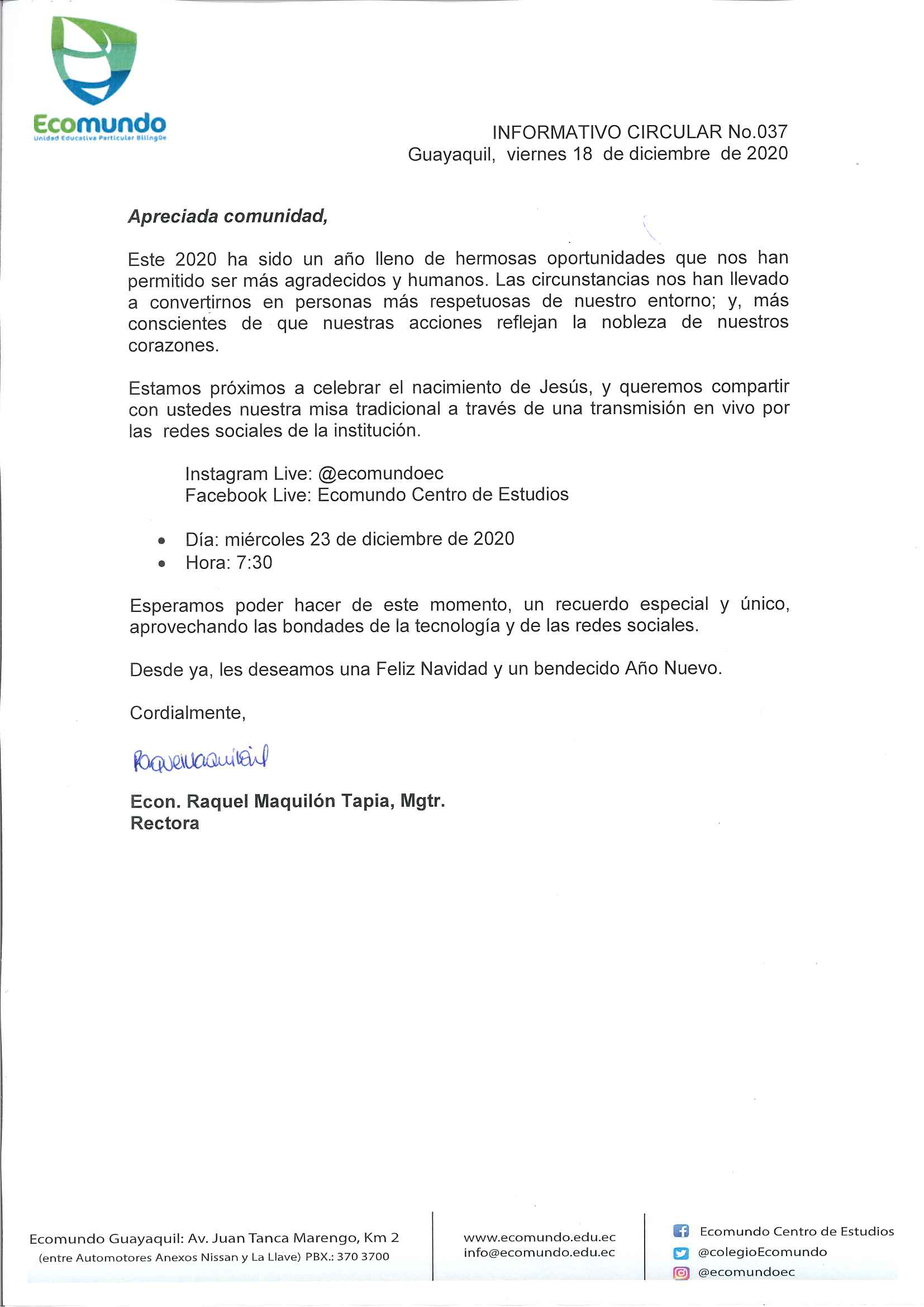 Circulares - Ecomundo