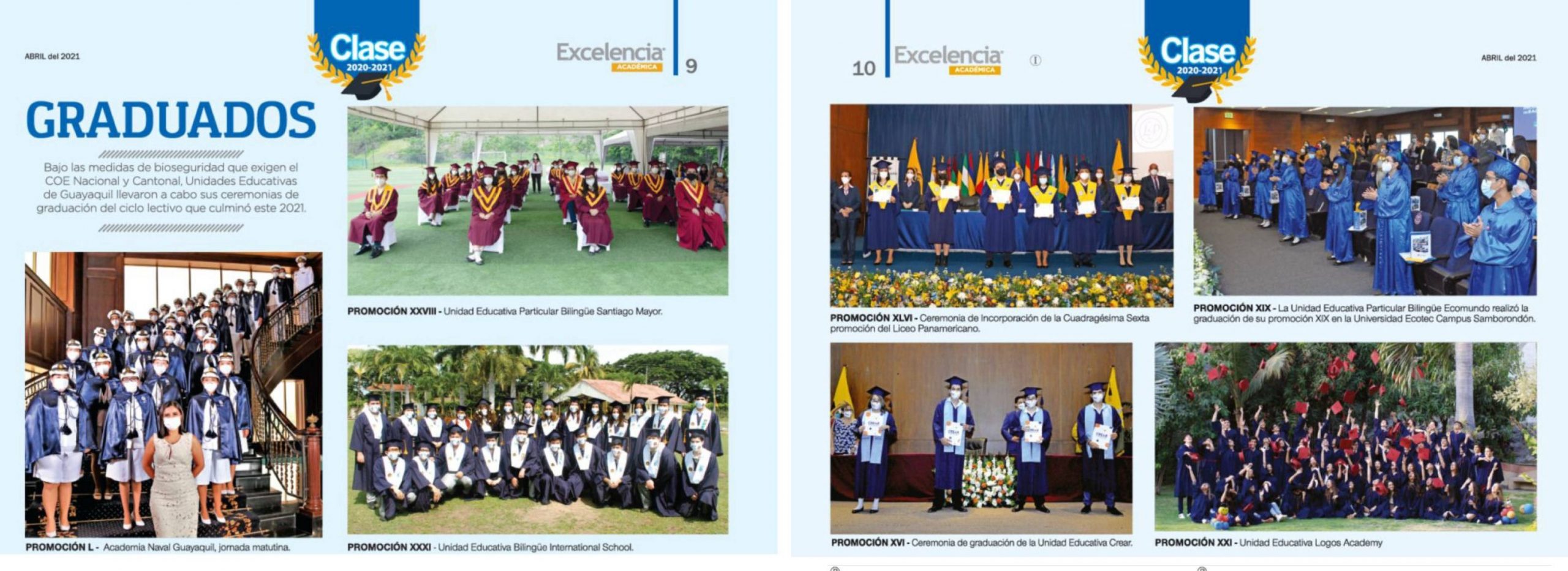 GRADUADOS 2020 -2021 - Ecomundo | Educación Particular Bilingüe