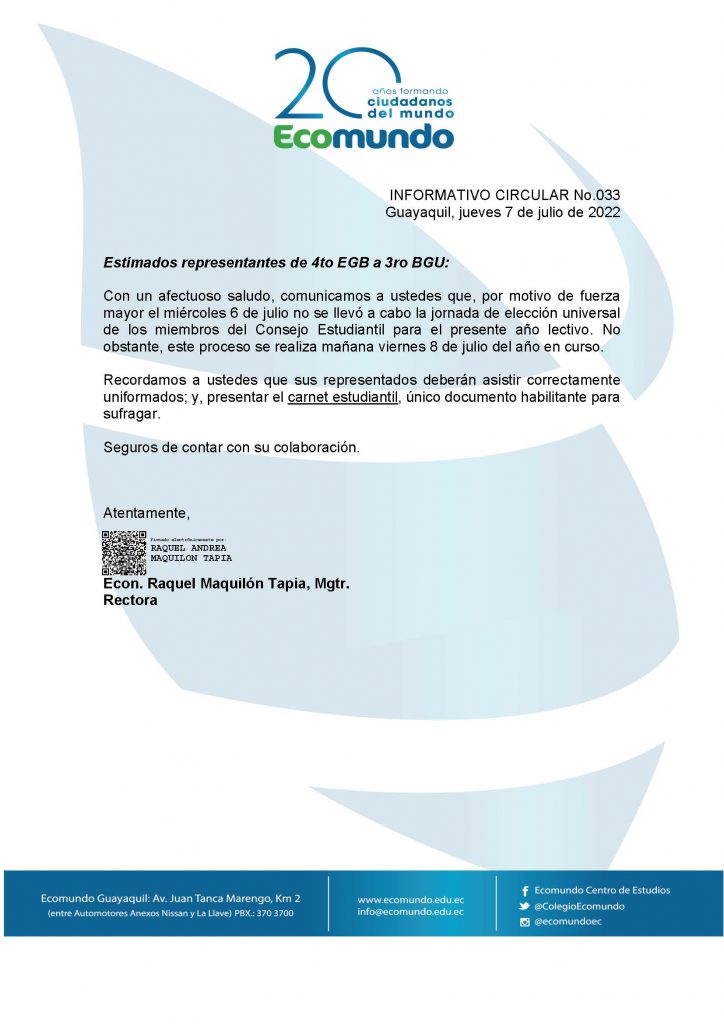 Circulares - Ecomundo