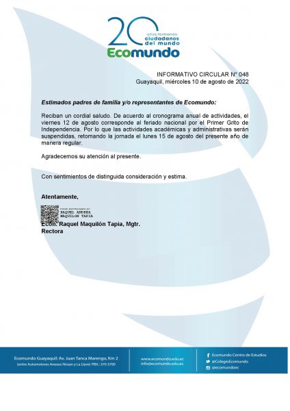 Circulares - Ecomundo