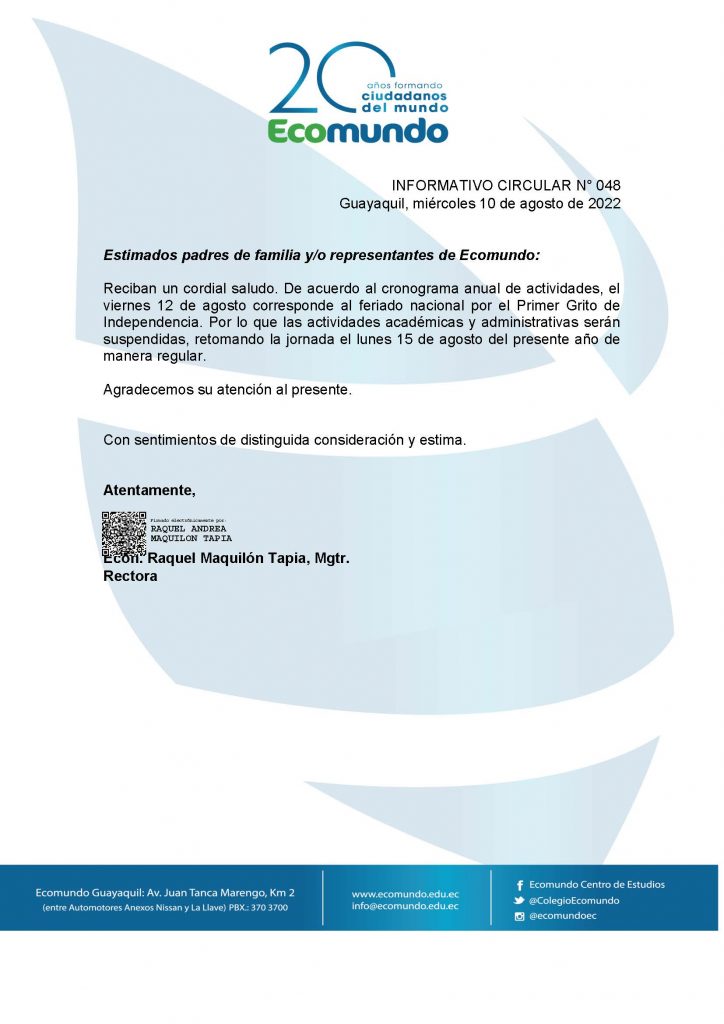 Circulares - Ecomundo