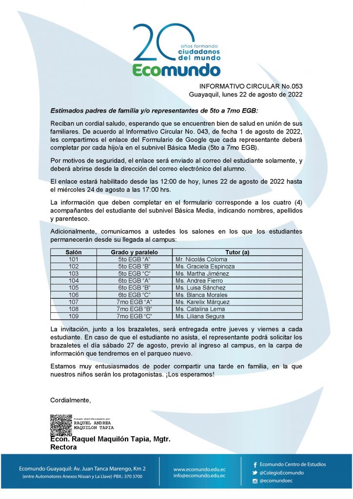 Circulares - Ecomundo