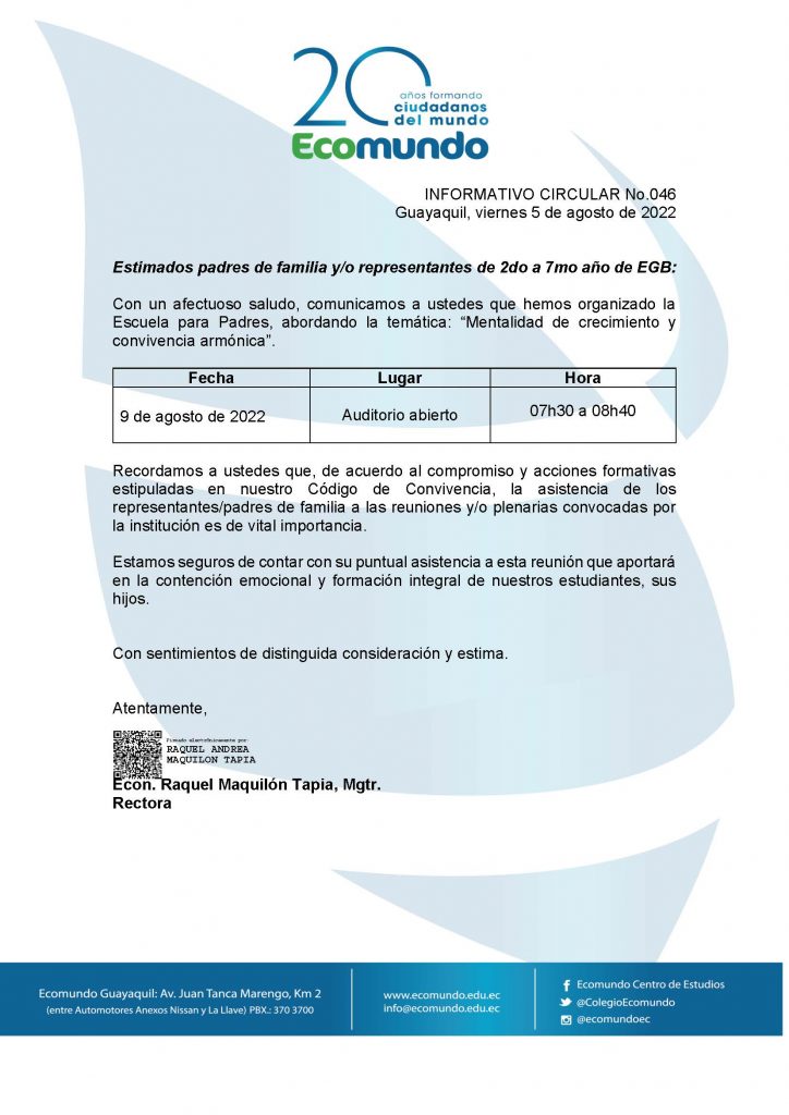 Circulares - Ecomundo