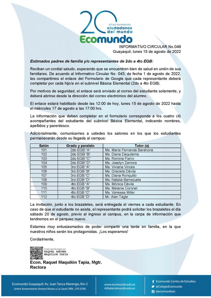 Circulares - Ecomundo