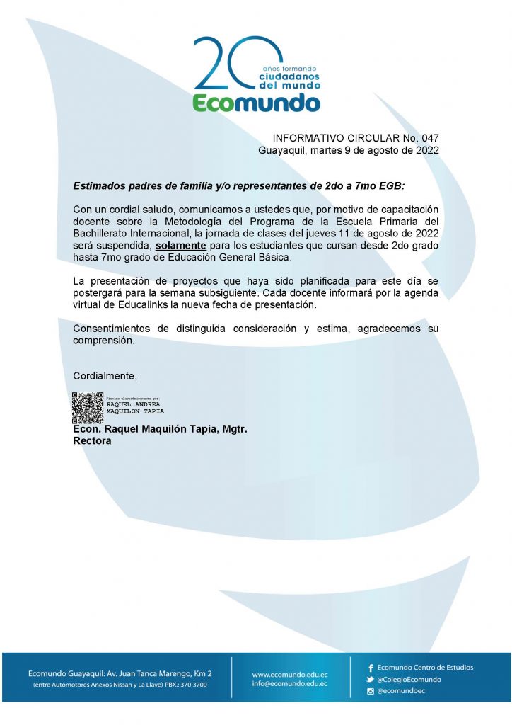 Circulares - Ecomundo
