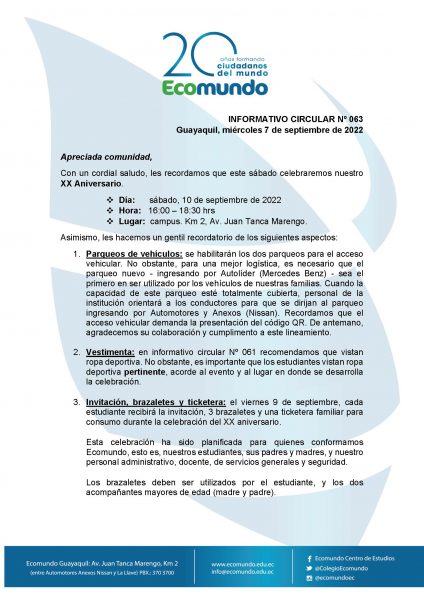 Circulares - Ecomundo