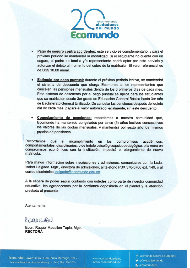 Circulares - Ecomundo